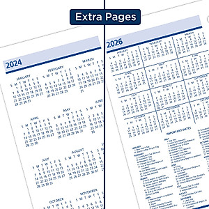 AT-A-GLANCE 2024 Daily Desk Calendar Refill, 3-1/2" x 6", Standard, Loose-Leaf, QuickNotes (E5175024)