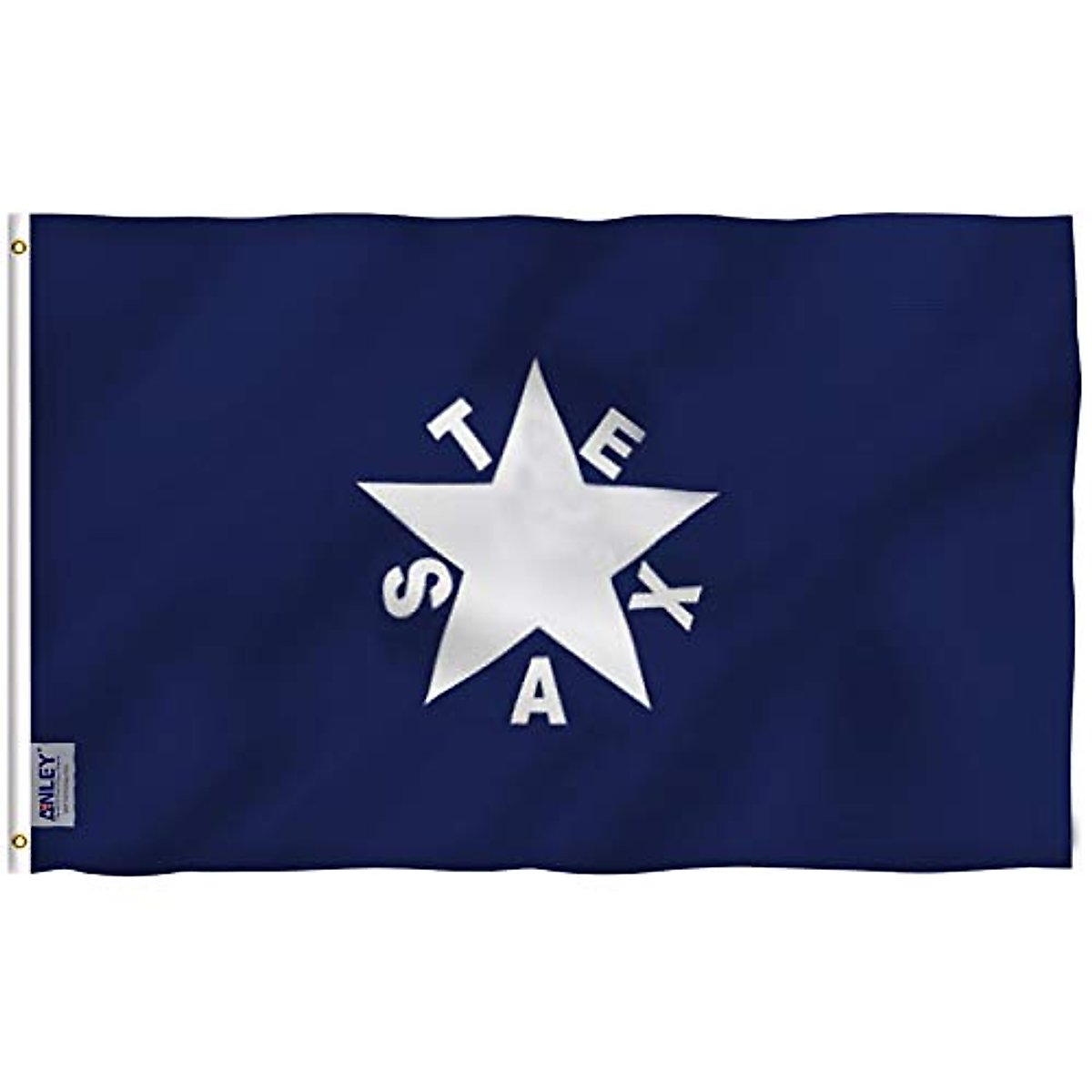 ANLEY Fly Breeze 3x5 Foot Zavala De Lorenzo Texas Flag - Vivid Color and Fade Proof - Canvas Header and Double Stitched - Texan History Flags Polyester with Brass Grommets 3 X 5 Ft