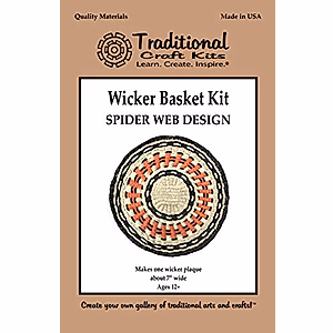 Wicker Basket Kit - Spider Web Design
