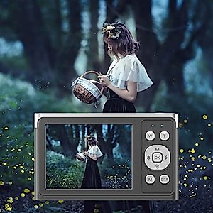 #767eFq Digital Camera 1080P Camera Vlogging Camera Video Camera LCD Screen 16X Digital Zoom 50Mp Rechargeable Point and Shoo
