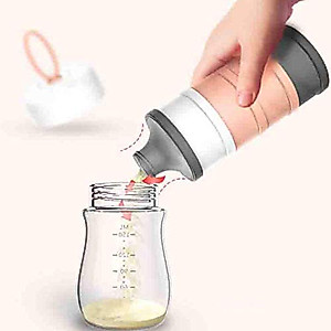 Kaptin Formula Dispenser,Non-Spill Portable Stackable Baby Milk Powder Dispenser,Snack Storage Container,BPA Free,4 Feeds (Pink)