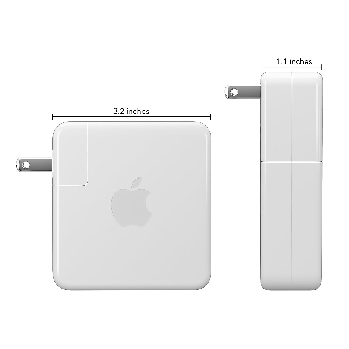 Apple Compatible Adapter - Side-Facing, USB-C, MagSafe, MagSafe 2 - Efficient Charging for MacBook Pro, Air
