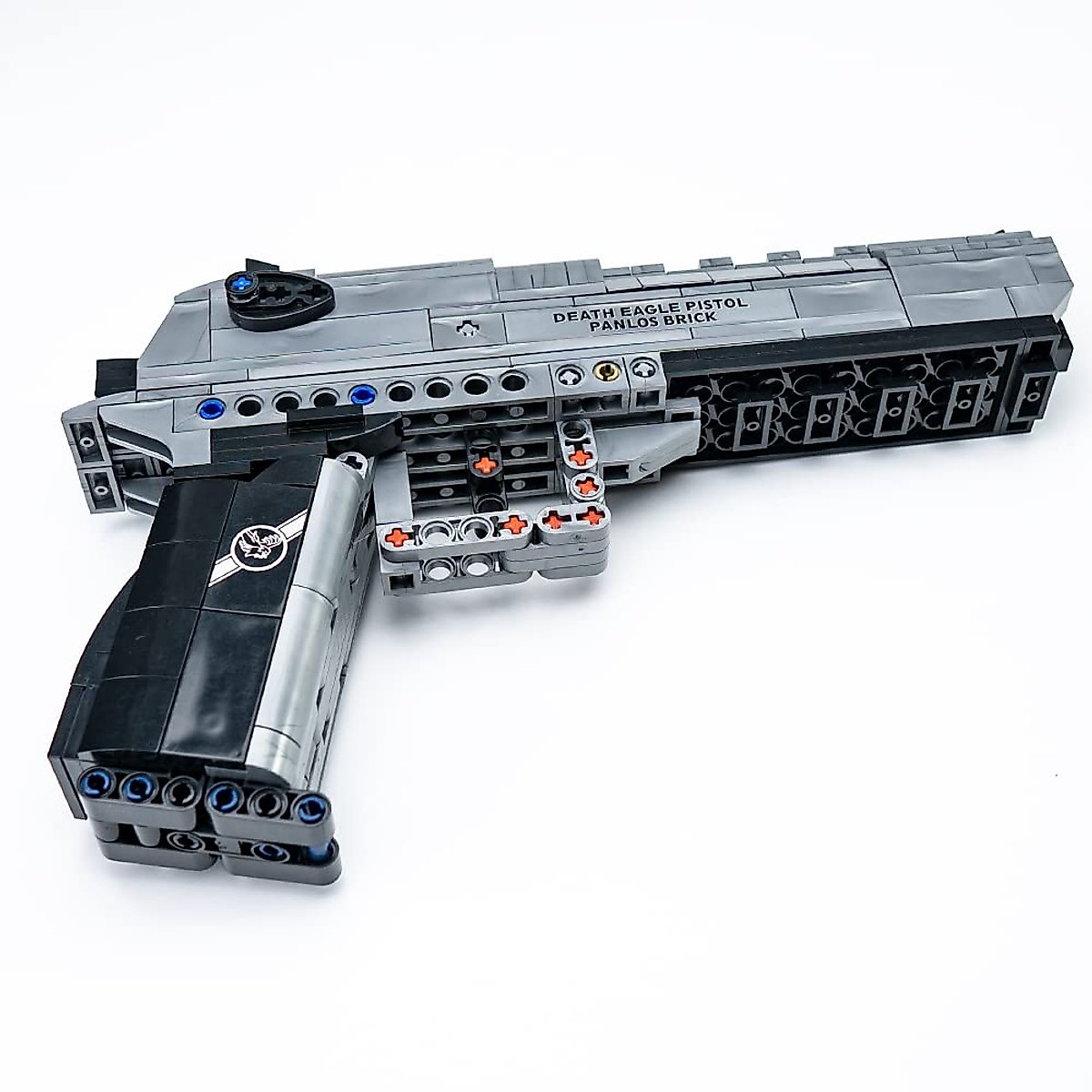 Uvini Building Blocks Kit, Building Blocks Toy Sets, 1:1 Simulation Shooting Toy, Mechanical Weapon Model Toy Desert Eagle Pistol 360Pcs