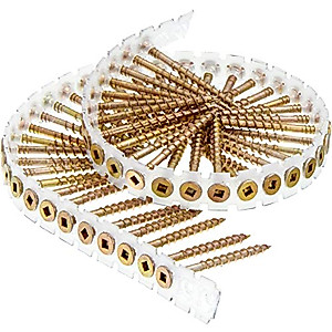 Senco 08F200Y Duraspin# 8 by 2" Subfloor Collated Screw (1, 000per Box)