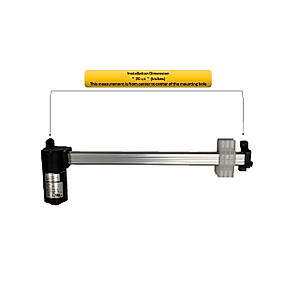 Mulin Power Recliner Replacement KIT with Cord, Model ML18-017 Linear Actuator and Power Supply for Sofa Lift Chair Couch Massage Seat Bed. Same as ML18-034 & ML8-174