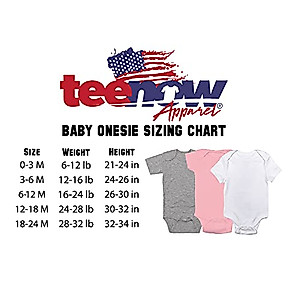 TeeNow - Mommy Is My Hero (Custom for Police, Fire & EMT) - Baby/Infant, Onesie/Bodysuit, Boy/Girl/Unisex (3-6 Months, Grey - EMT)