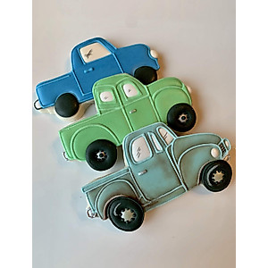 Father's Day Gone Fishing Cookie Cutters 5-Pc. Set Made in the USA by Ann Clark, Vintage Truck, Fish, Cute Goldfish, Hook, Bobber