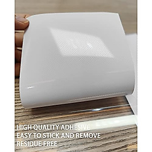 Birllaid Light Blocking Sheets White, Dims 60~80%, 4Pcs Blocking Light Cover, 8 X 4 Inch Light Dimming Sheets for Electronics, Alarm Clock, Radio, Cable, Monitor, LED Number Readable