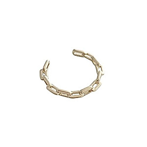 HONEYCAT Chainlink Adjustable Ring in Gold, Rose Gold, or Silver | Minimalist, Delicate Jewelry - Gold