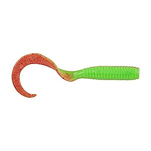 Berkley Gulp! Grub Fishing Soft Bait , Nuclear Chicken, 8"