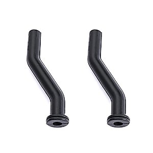 TUELETFU 596163 Vacuum Hose for Briggs and Stratton for John Deere D125 D130 D140 D160 D170 Lawn Mower Tractor Replaces 593998 797408 2pcs