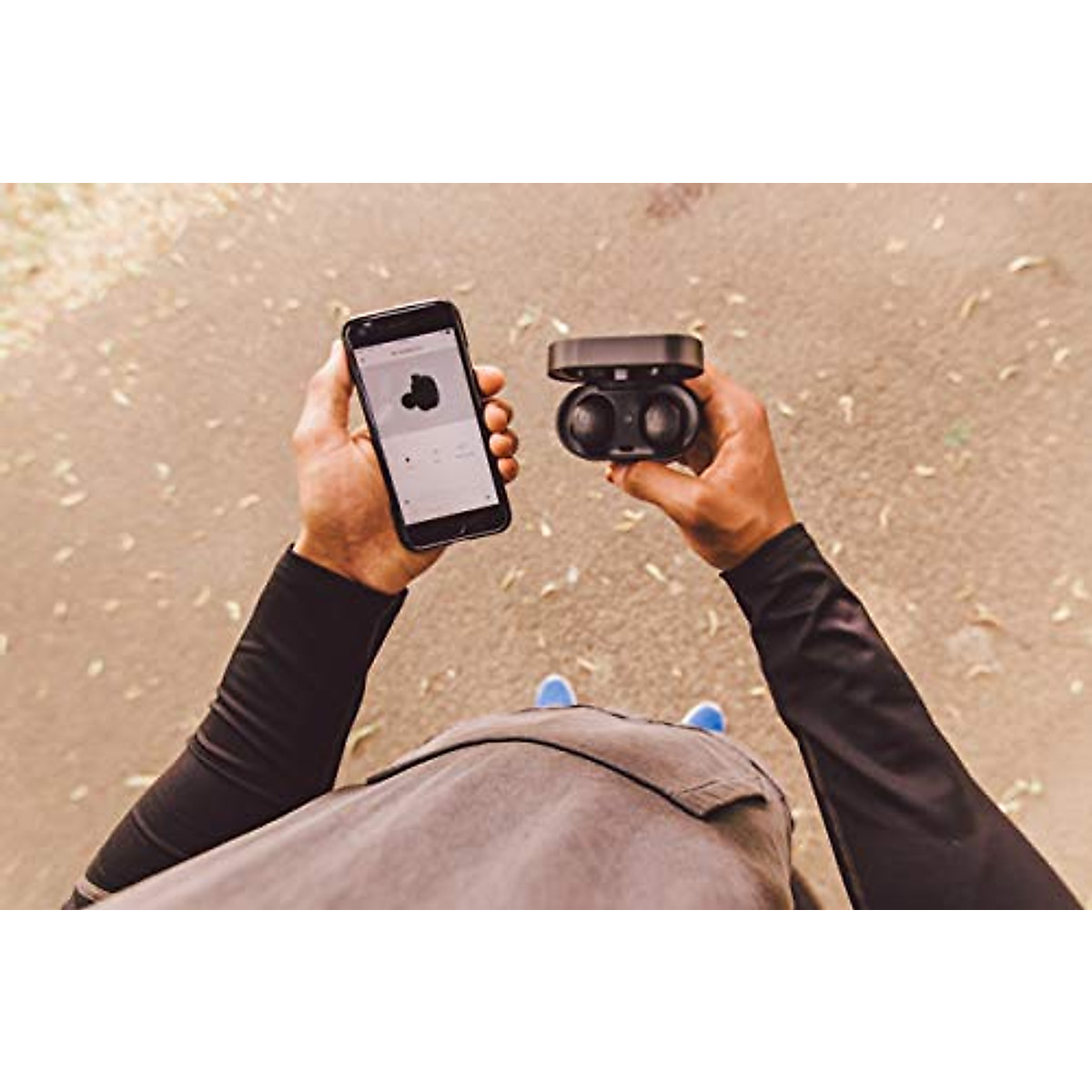 Audio-Technica ATH-SPORT7TWGY SonicSport Wireless In-Ear Headphones, Gray