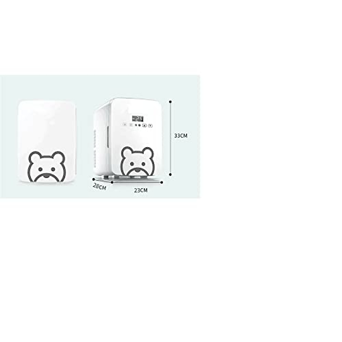 HESNDxbx Mini Fridge Mini Mini Refrigerator Small Dormitory Mini Cosmetics Facial Mask