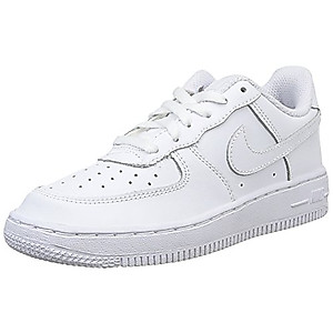Nike [314193-117] AIR Force 1 PS PRE-School Shoes White/White