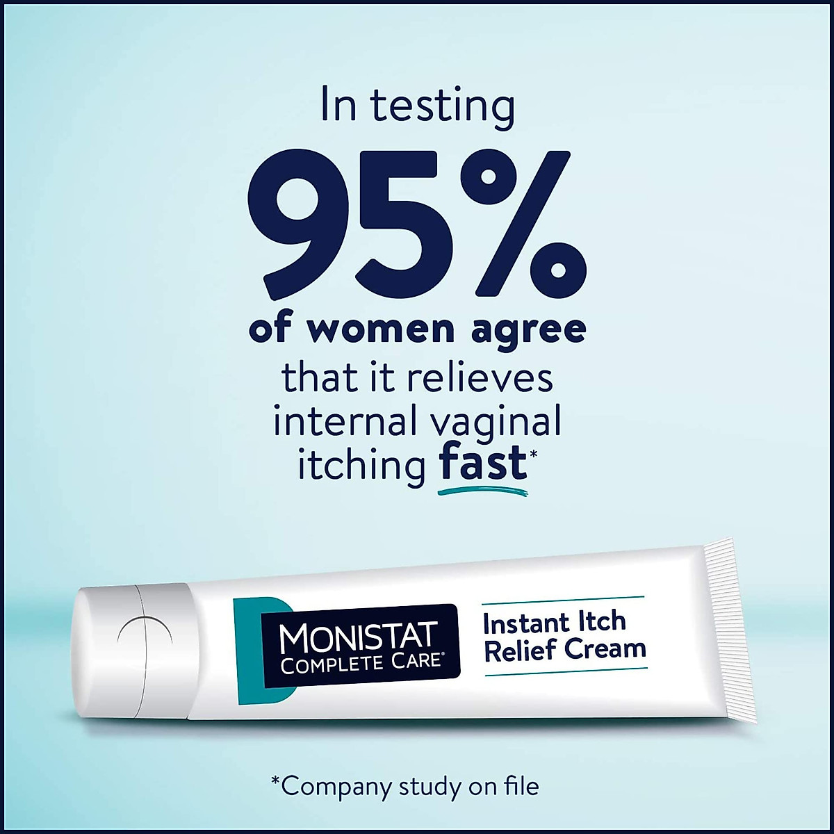 Monistat Instant Itch Relief Cream for Women, Maximum Strength Feminine Itch Care, 1 oz, 2 Pack
