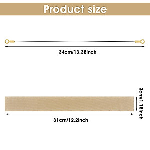 10 Pieces Impulse Sealer Replacement Parts 12 Inch Heat Seal Strips Replacement Element Grip Impulse Sealer Heating Element Service Spare Repair Kit, 300mmx2mm