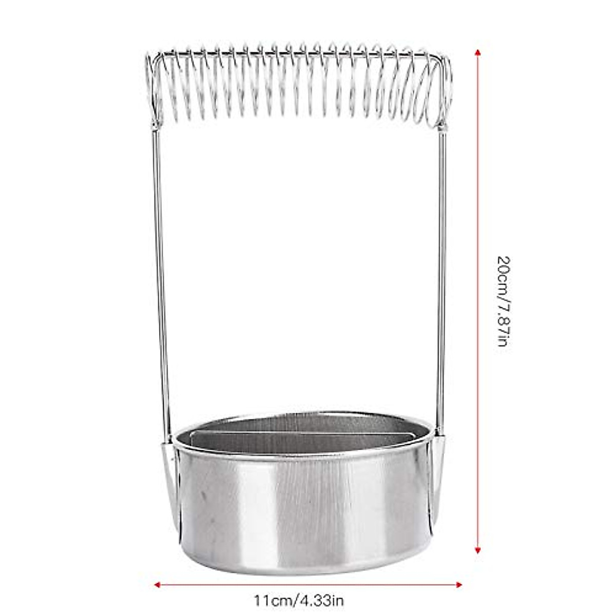 Pssopp Paint Brush Washer Oil Painting Pen Straight Washing Barrel Holder Stainless Steel Paint Brush Cleaner Filter Screen Holder for Artists
