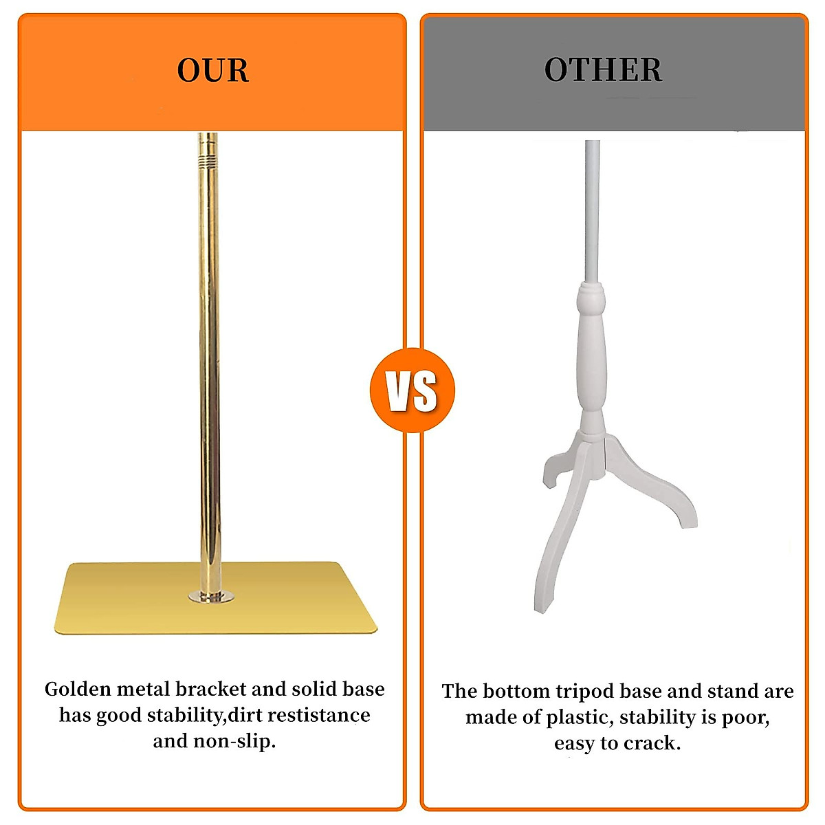 Female Dress Form Mannequin Torso,Height Adjustable Mannequin Stand, Realistic Model Display Body Stand Metall Base Clothing Forms, Beige