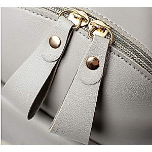 AIEDE Grey Backpack Mini Purse Fashion Leather Designer Travel Bag Ladies Shoulder Bags