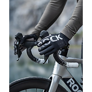 ROCKBROS Cycling Gloves Motocycle Mountain Bike Gloves Full Finger Biking Gloves for Men Bicycle Gloves
