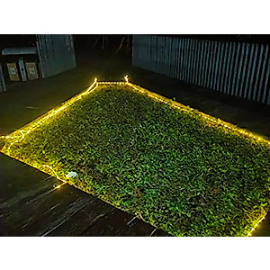 ILUMDECOOD 120V LED Rope Lights, 10M 33ft, Retro Warm White 2700K, Indoor or Outdoor Use, Linkable, Perfect for Deck, Garden, Patio, Landscape Lighting, Camping, Party, Bedroom Décor, Waterproof