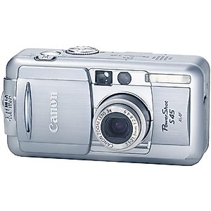 Canon PowerShot S45 4MP Digital Camera w/ 3x Optical Zoom