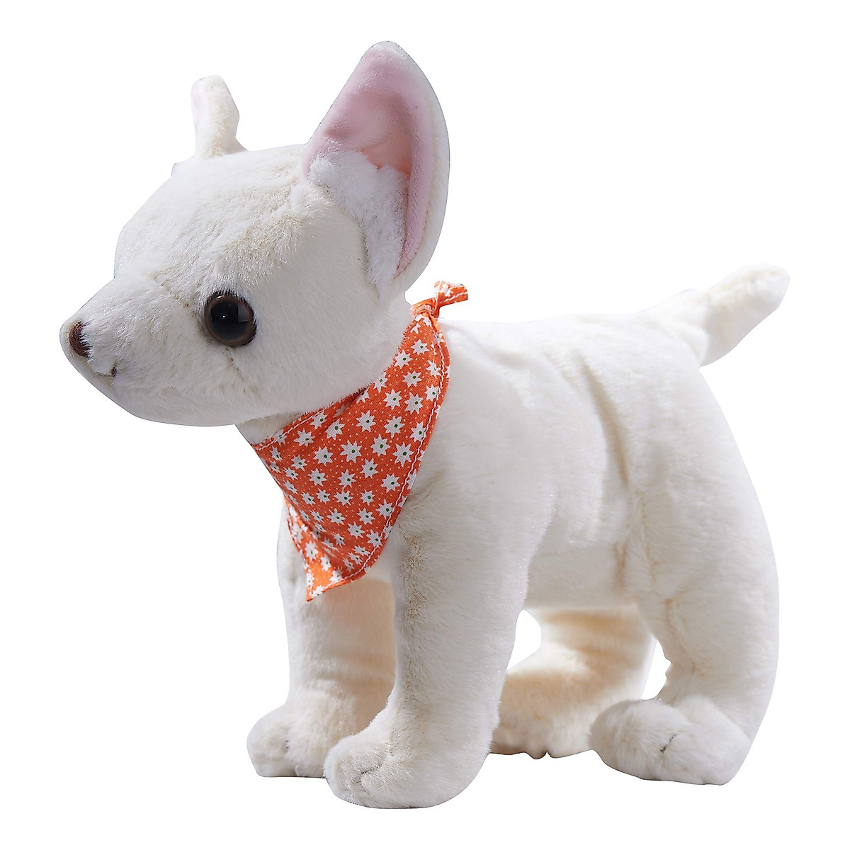 DILLY DUDU Cream Puppy Dog Stuffed Animal Chihuahua Plush Toy 10-Inch