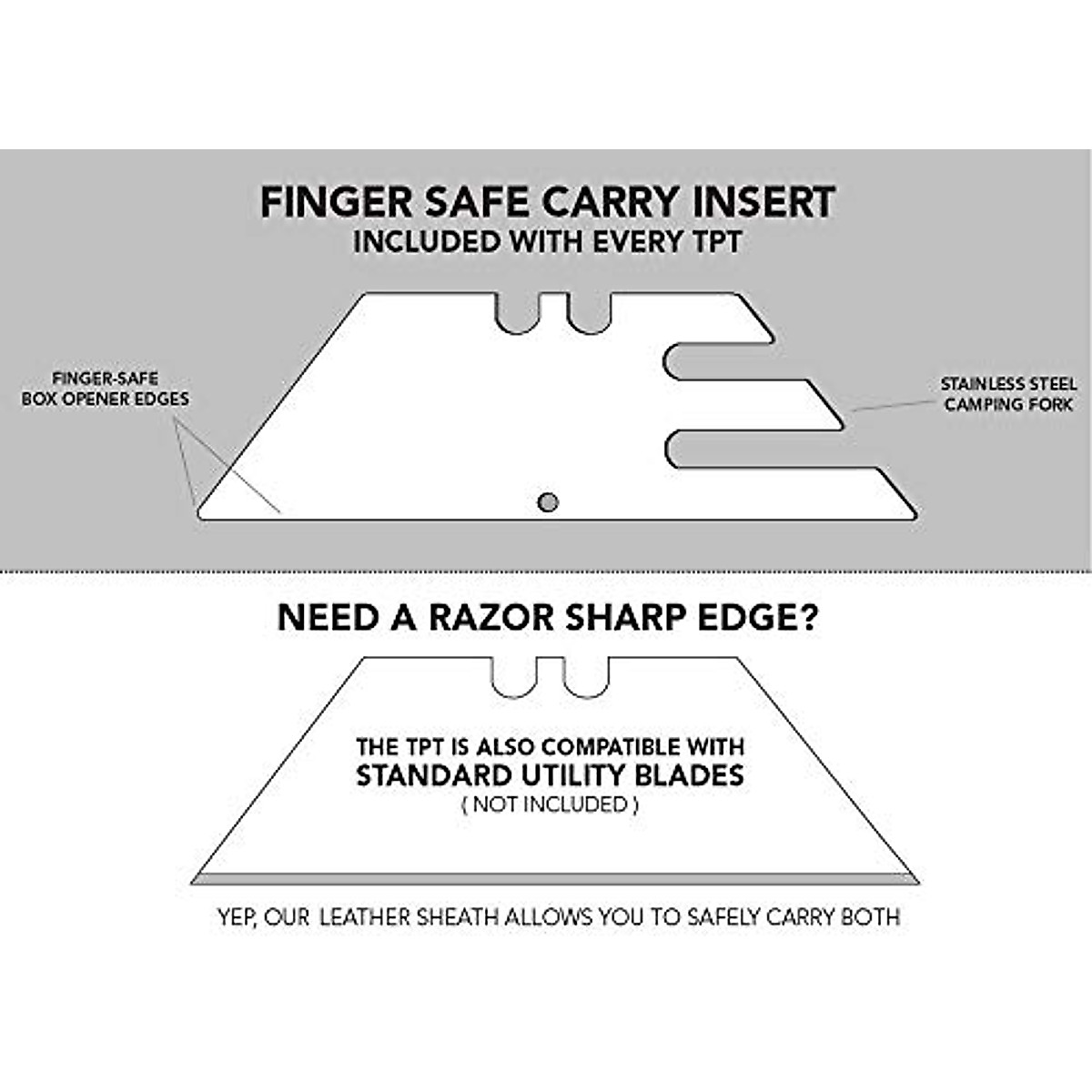 BIG IDEA DESIGN TPT Slide : Titanium Pocket Tool (Matte Black)