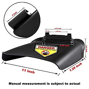 731-07131 Lawn Mower Side Discharge Chute, Compatible with MTD, Cub Cad, Craftsman, Murray Hand-Pushed Lawn Mower, Also for Troy Bilt Mower TB110, TB130, TB200, TB230, TB240, etc, Replaces 731-7131.