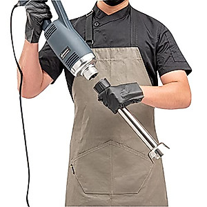 Restaurantware Hi Tek Stainless Steel Blending Shaft - Fits Variable Speed Immersion Blender - 14" - 1 count box, Silver