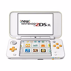 Nintendo 2DS XL Game Console - White + Orange - Nintendo 2DS