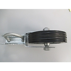 GATE Helper Wheel: for Chain Link Fence and Other Swing Gates with 1.5-2" Frames