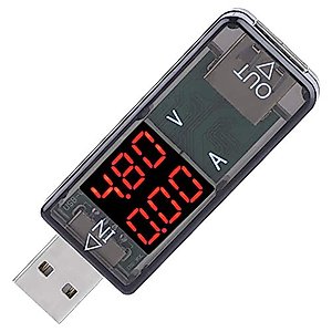 Taidda USB Tester, Multimeter Charger USB Tester USB Color LCD Voltmeter Ammeter Current Meter Multimeter Charger USB Tester for Most Applications2#