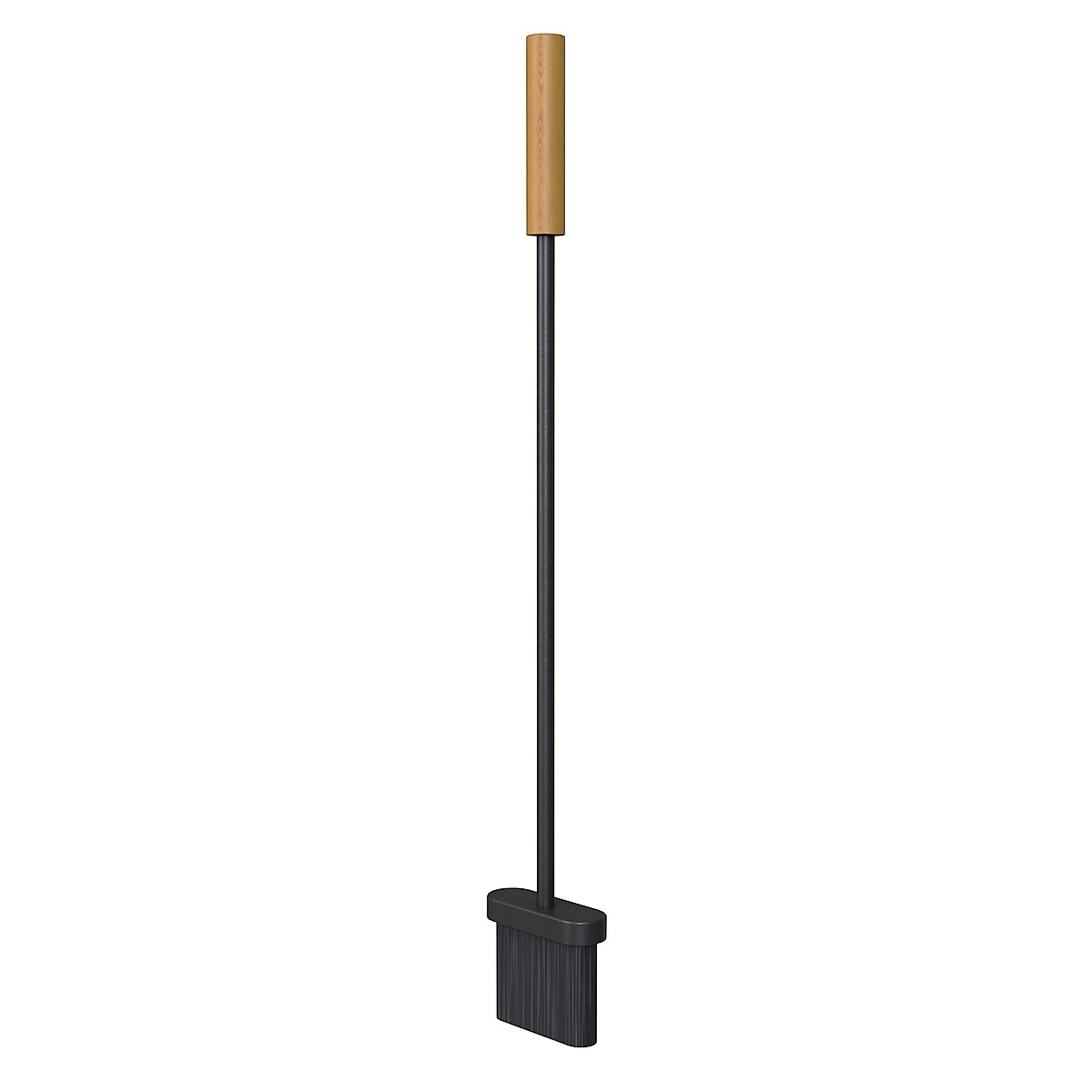 TheRackCo. - Fireplace Tools Set with Metal Base and Wood Handle, Broom, Shovel and Poker