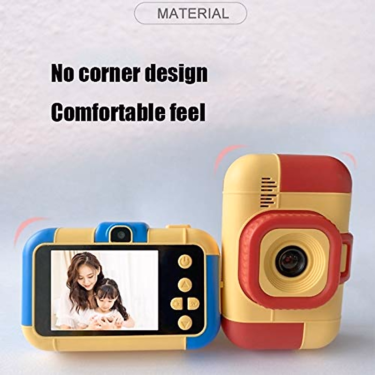 unmarked Selling High-Definition Dual-Camera Photo Children Digital Camera Baby Toytoy (Color : Blue Yellow)