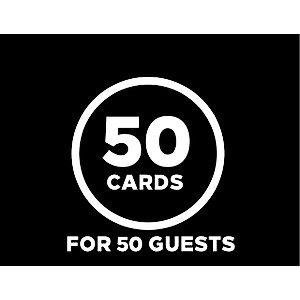 All Ewired Up 50 Funny Bridal Shower Game Dirty Minds Game (50-Cards) Bachelorette Party Wedding Engagement Rehearsal Dinner Activity, Minimalist