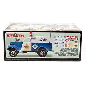 MPC 1933 Willys Panel Paddy Wagon (Monopoly) 2T 1/25th Scale Model Kit, red (MPC924M)
