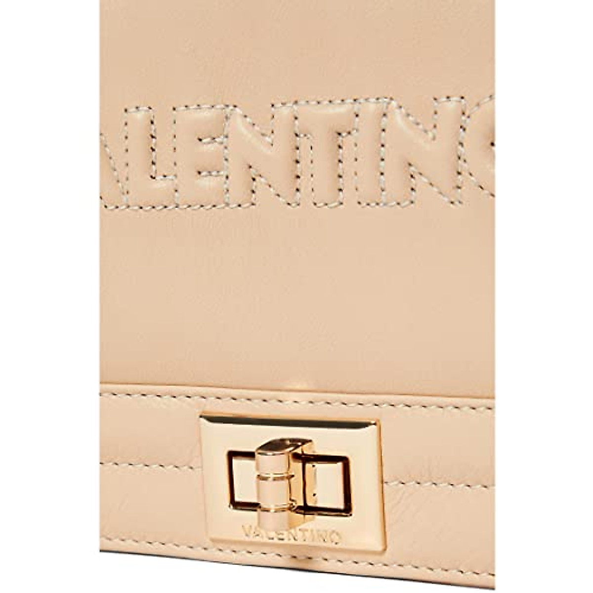 Valentino Bags by Mario Valentino Beatriz Embossed Creamy Mousse One Size