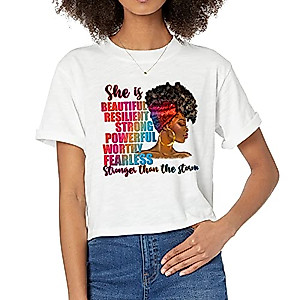 Black Women Iron On Patches for Clothing T-Shirts Heat Press Decals Design Washable Iron On Sticker 6PCS Decoration Applique