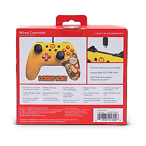 PowerA Donkey Kong Special Edition Wired Controller for Nintendo Switch