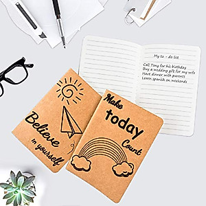 FANCY LAND 12 Pack Pocket Notebook Travel Journal Small Notebooks for Kids 80 Lined Pages A6