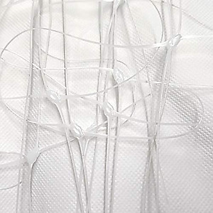 HHTHH White Trellis Netting 5x100 ft Heavy Duty Garden Trellis Netting Polypropylene Plant Support Garden Net for Climbing Vegetables Fruits Flowers