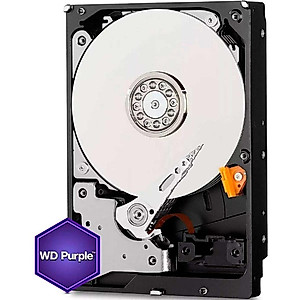 Western Digital 6TB WD Purple Surveillance Internal Hard Drive HDD - SATA 6 Gb/s, 64 MB Cache, 3.5" - WD60PURZ