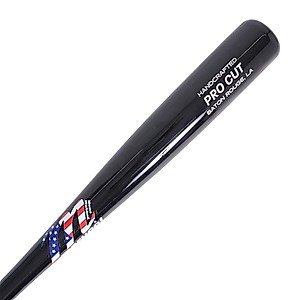 Marucci Sports - Black Maple Professional Cut USA, 34, Adult Wood Bat, Wood Bat (MBMPCUSA-34), Standard
