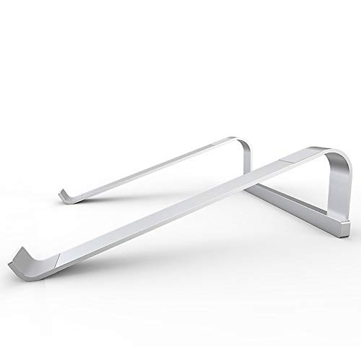 SKYZONAL Laptop Stand Aluminum Ventilated Stand Ergonomic Riser (Silver)