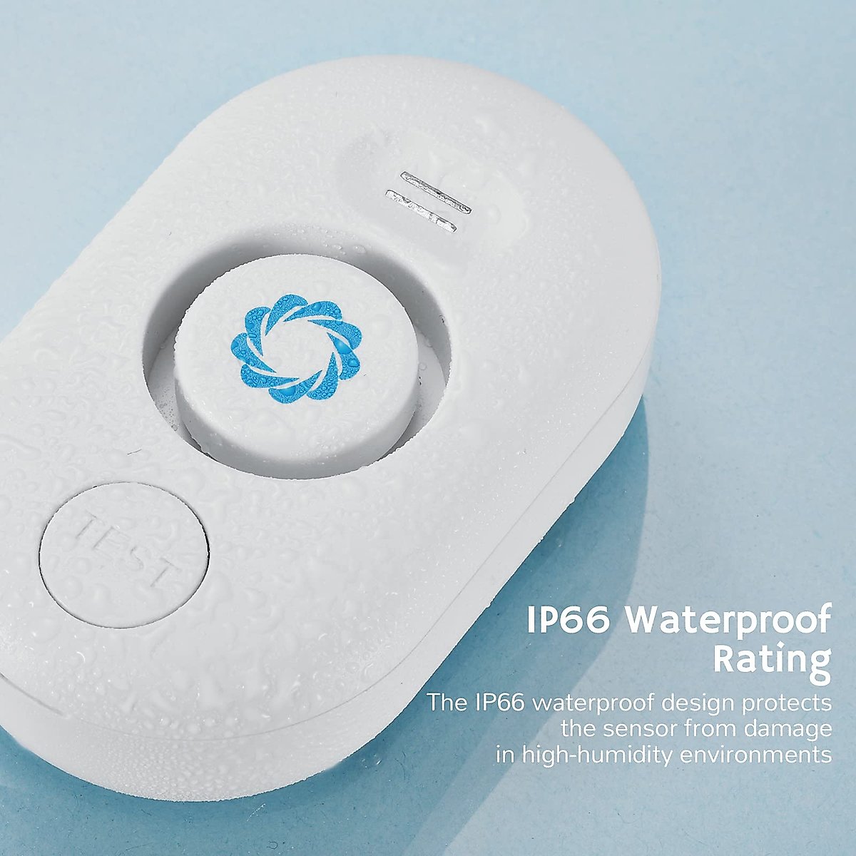 Airthereal Water Leak Detector 3-Pack with WiFi Gateway, Water Alarm Sensor with 0-120dB 4-Level Adjustable Alarm, Leak and Drip Alert with App Alerts for Home, Basement (Not Support 5G WiFi)