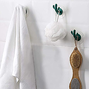 Dokiery Stick on Wall Hooks, Waterproof Oilproof Bathroom and Kitchen Heavy Duty Adhesive Hooks , Practical Door Hook for Hanging Towel Coat Clothes Robe Hooks 2 Pack