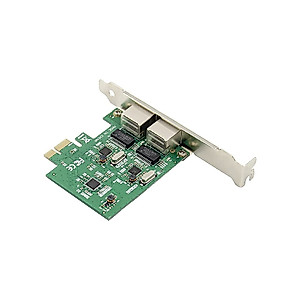 X-MEDIA XM-NA3820 PCI-E 2-Port Dual 10/100/1000Mbps Gigabit Ethernet PCI Express (PCIe x1) Server Network Card/Network Adapter, Realtek RTL8111F Chipset, Windows 11 & Linux Supported