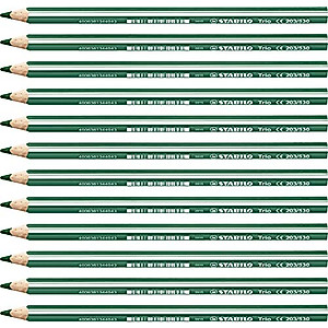 Colouring Pencil - STABILO Trio Thick - Pack of 12 - Green
