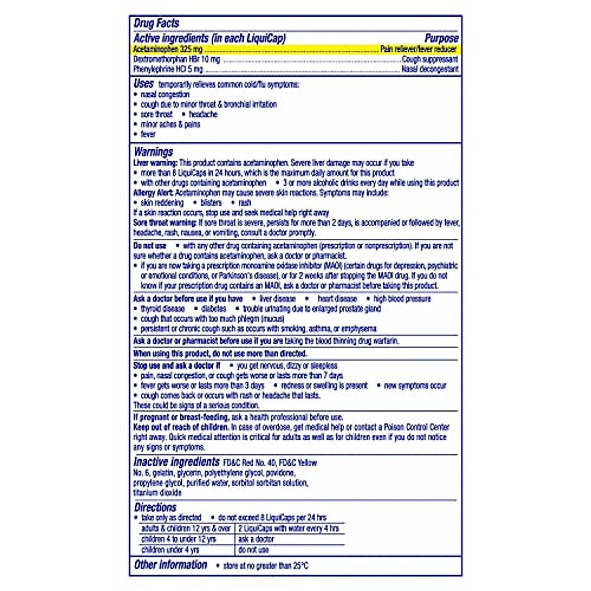 Vicks DayQuil Cold & Flu Medicine, Non-Drowsy Powerful Multi-Symptom Daytime Relief For Headache, Fever, Sore Throat, Minor Aches And Pains, Nasal Congestion, Sinus Pressure and Cough, 24 Liquicaps